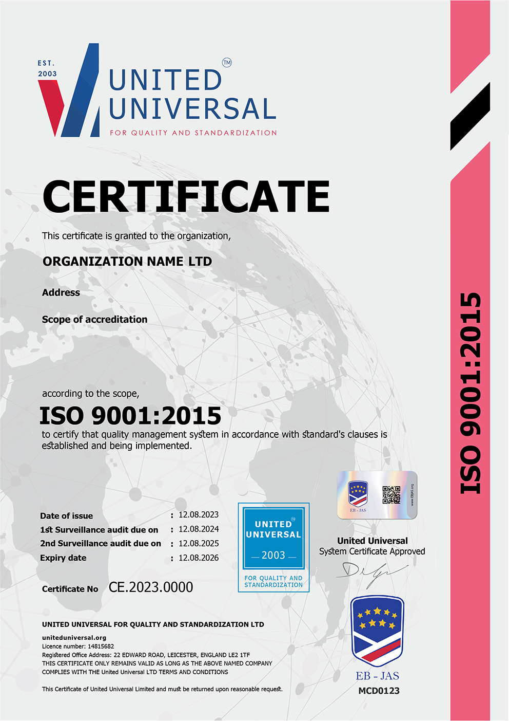 Certificate Samples